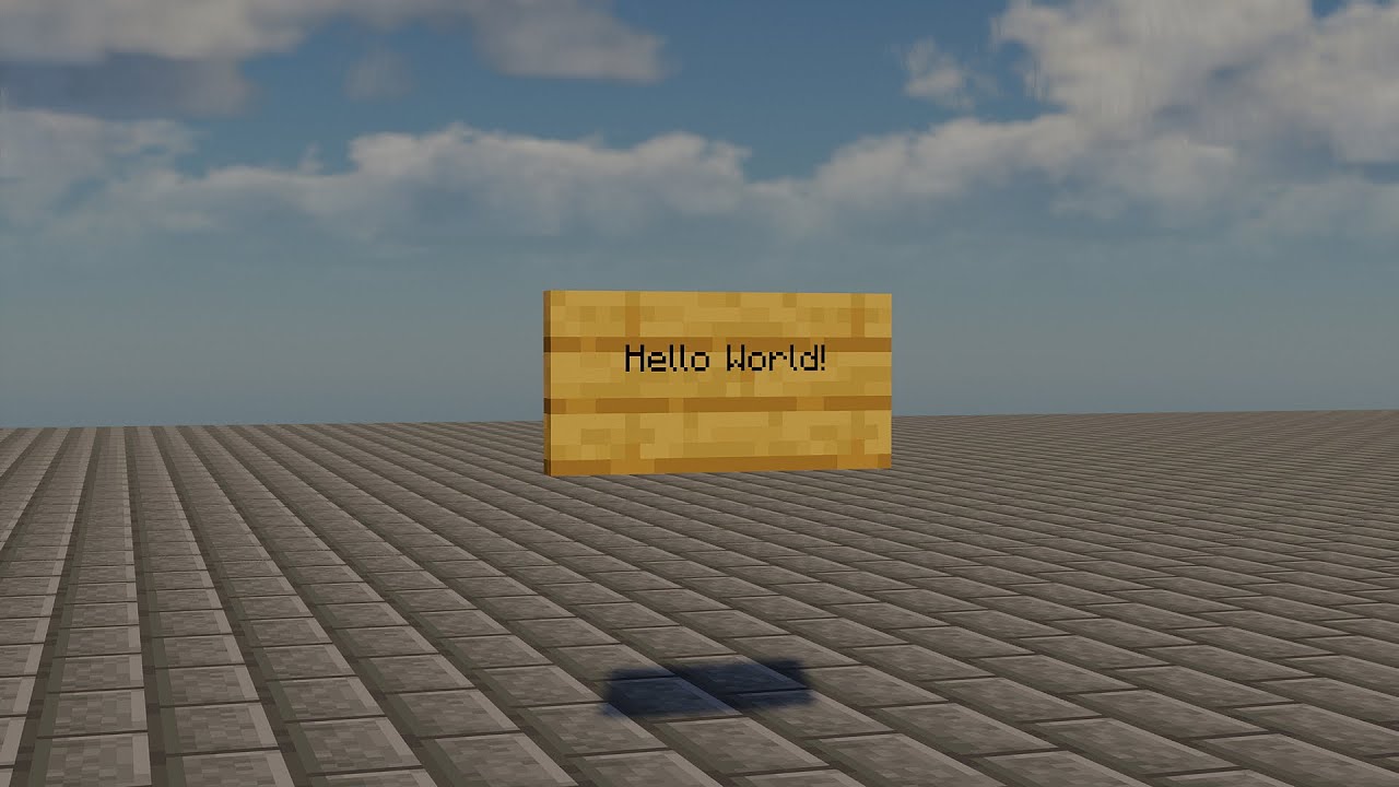 How to make a floating sign or banner in Minecraft (Working 1.14-1.18.1 ...