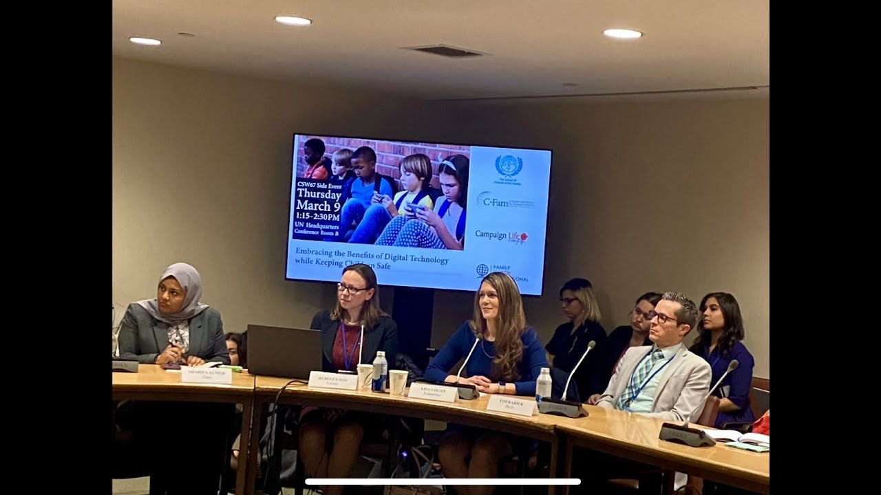 Lisa Logan UN CSW67 Presentation - March 9th, 2023 - YouTube