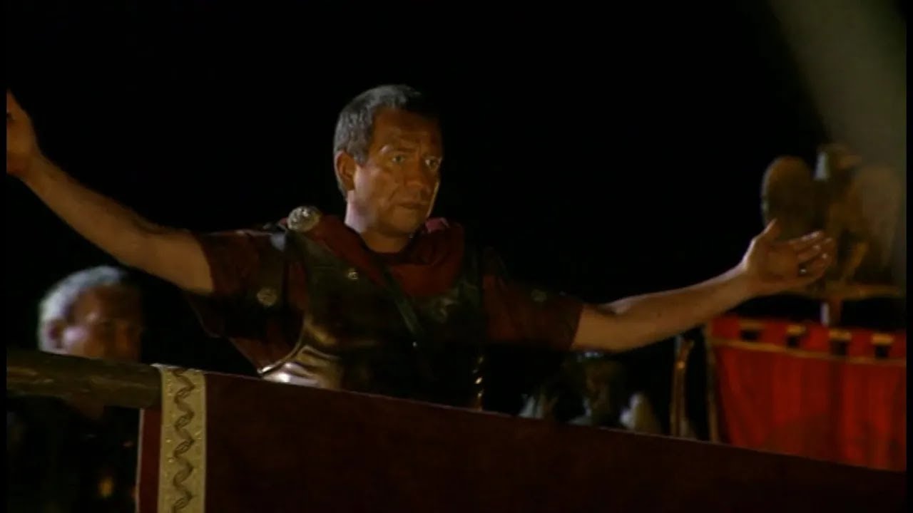2006 BBC Ancient Rome. Caesar. The speech. - YouTube