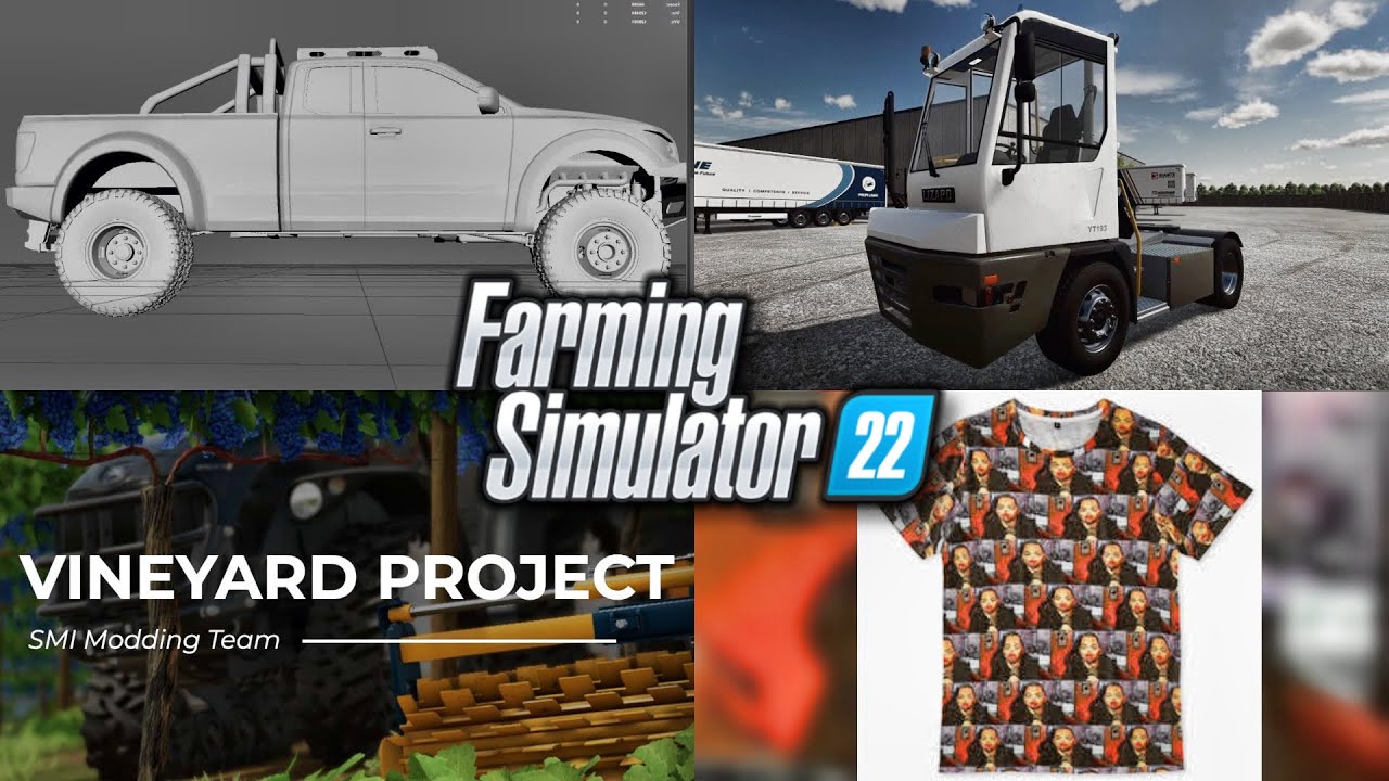 Farm Sim News! Baja Truck, Yard Truck, Vineyard Project, & Kbot’s Face ...