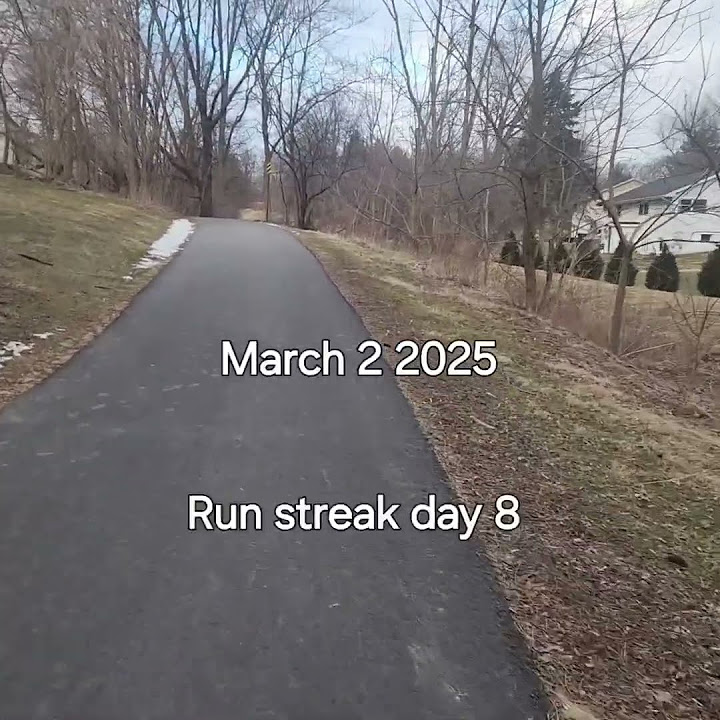 Run streak day 8 - YouTube