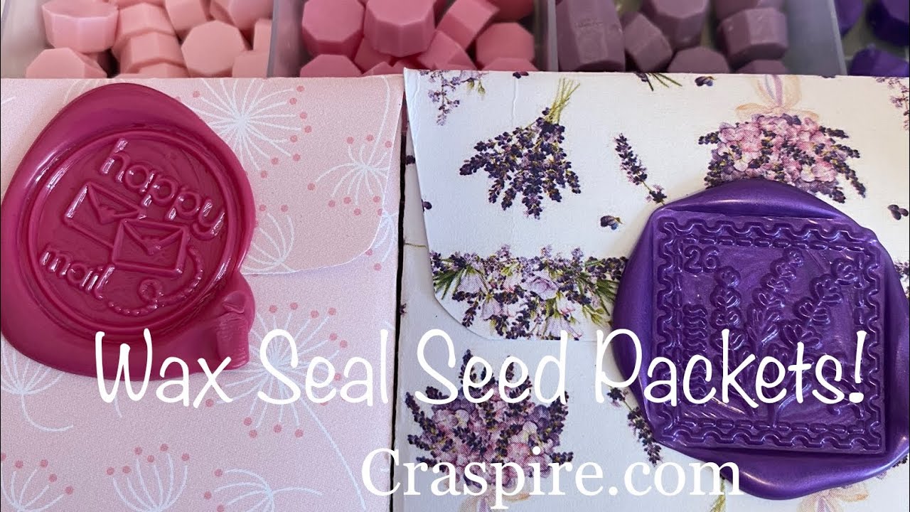 Wax Seal Seed Packets! Craspire.com wax seals! Look at all the detail ...