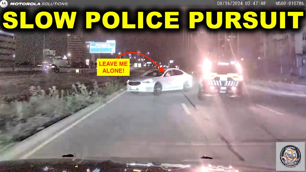 Slow POLICE PURSUIT with Atlanta Police : Video - YouTube