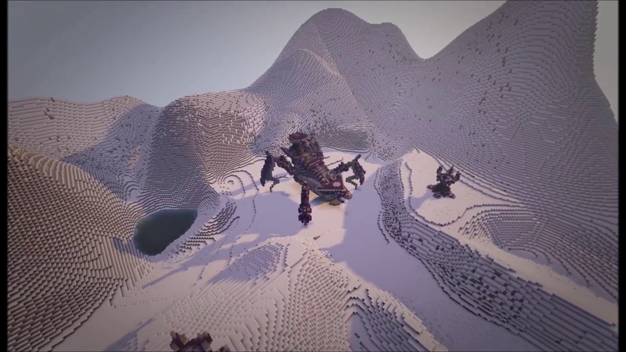 Minecraft Showcase - Halo Covenant T-47B Scarab (Legacy Scale, 3rd ...