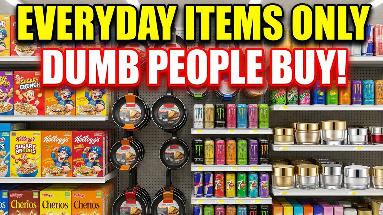 12 Everyday Items Only DUMB People Buy! - YouTube