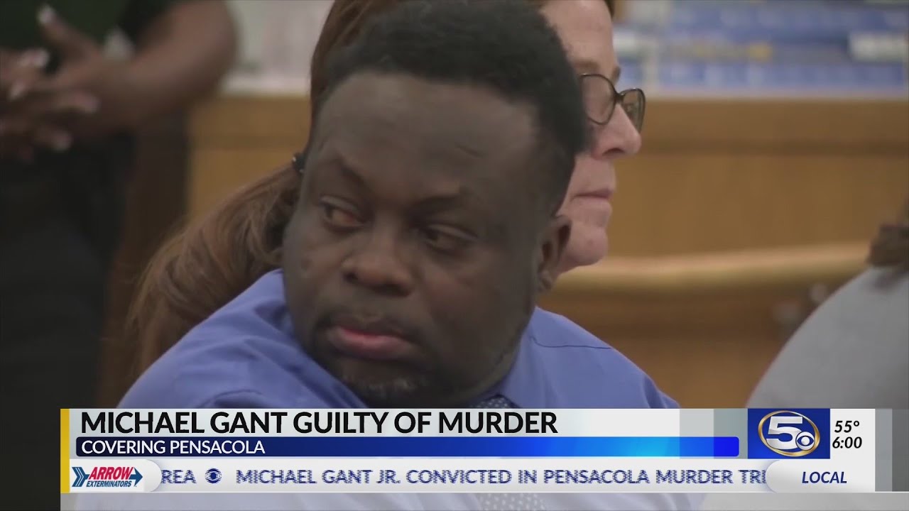 Michael Gant Jr. found guilty in Pensacola murder trial - YouTube