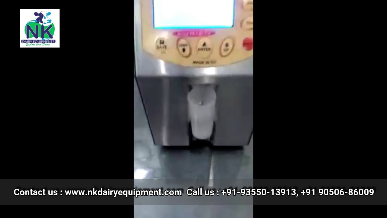 Milk analyzer | Fat Testing Machine - YouTube