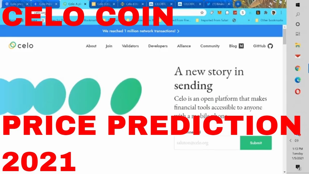 Celo Price Prediction 2021 Celo Token Coin Celo Cryptocurrency Binance ...