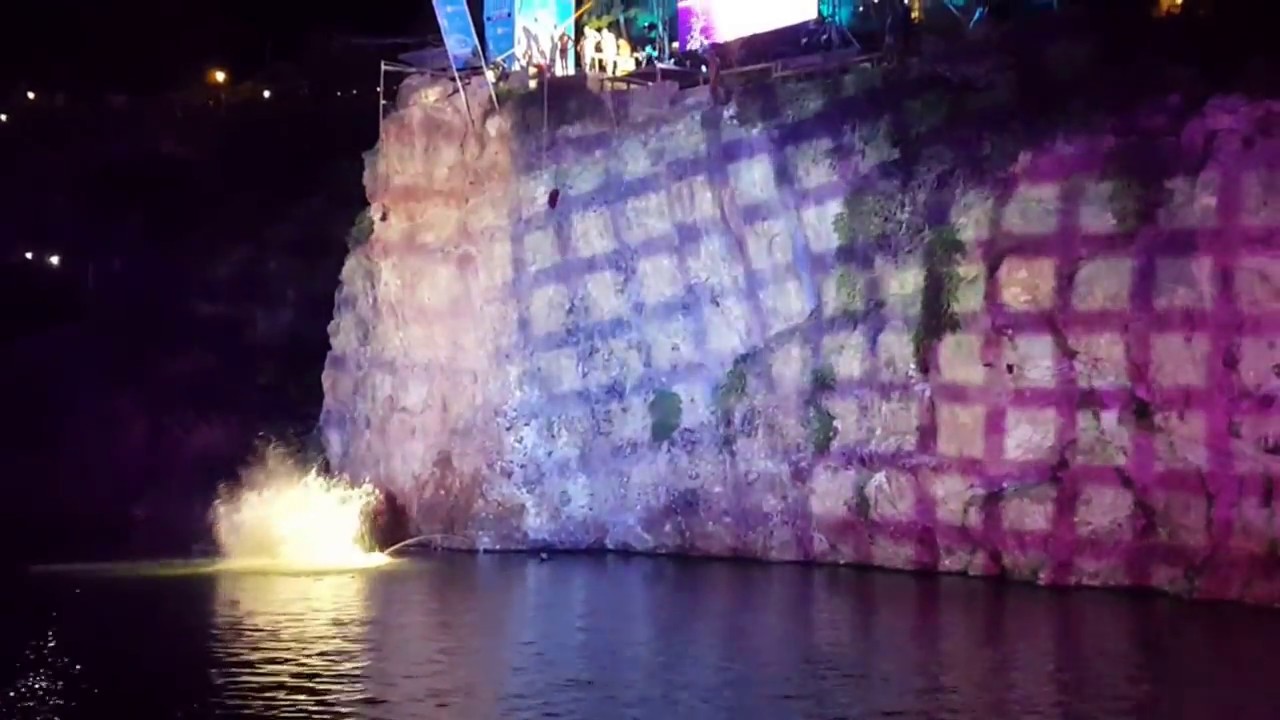 2η ημέρα Cliff Diving: Βραδινό High Diving Show - YouTube
