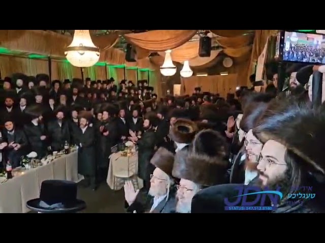 Melave Malka In London With Spinka Rebbe - Shvat 5784 - JewishTidbits