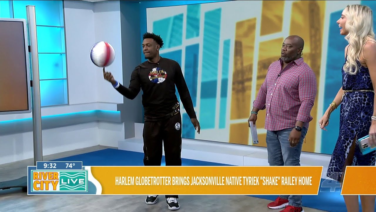 Harlem Globetrotter Brings Jacksonville Native Tyriek "Shake" Railey ...