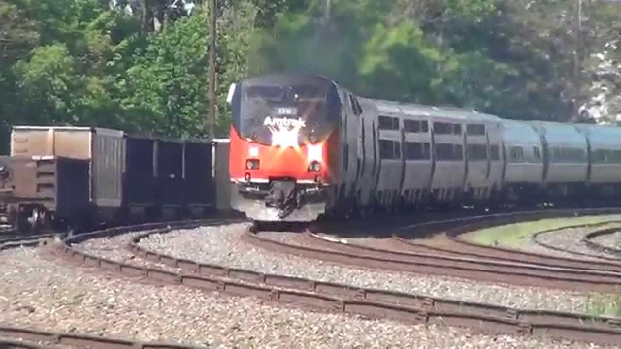 Amtrak Phase 1 Heritage Unit - YouTube