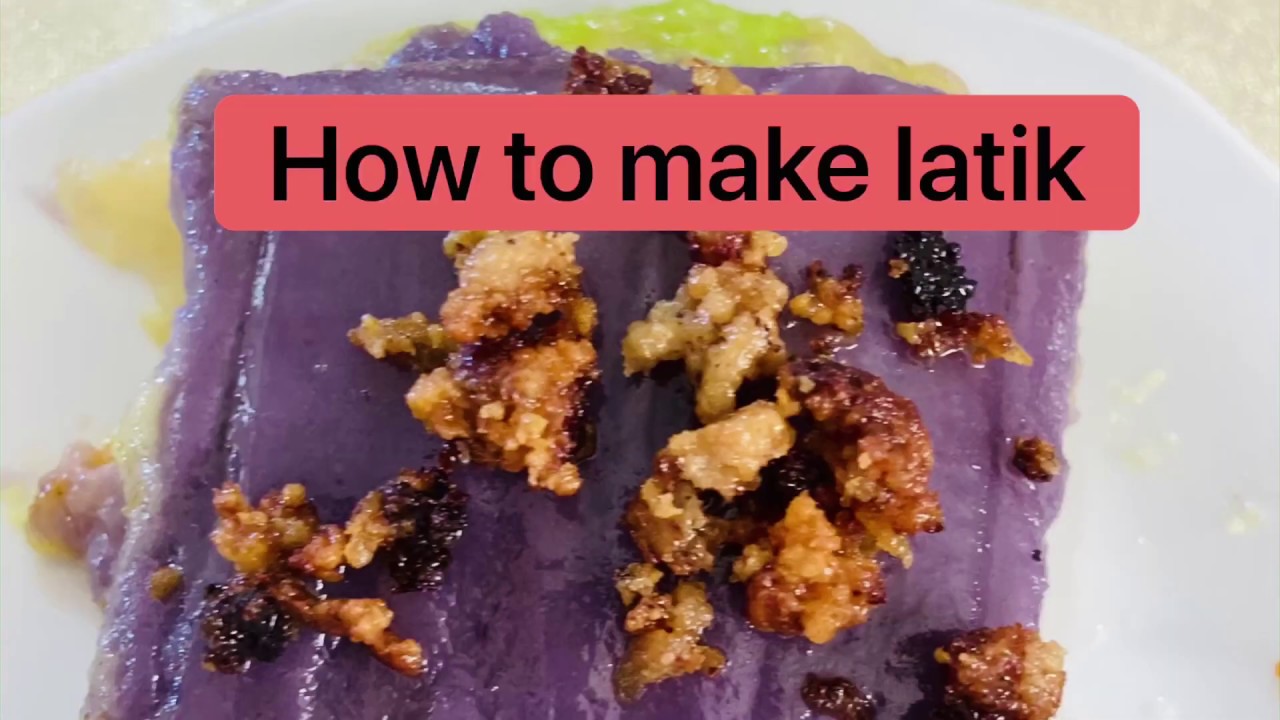 Step by Step on How to make Latik - YouTube
