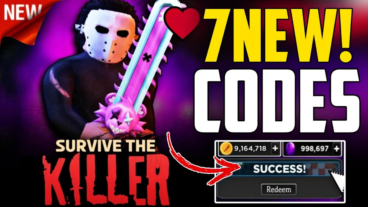*NEW UPDATE* SURVIVE THE KILLER CODES 2025! ROBLOX SURVIVE THE KILLER ...