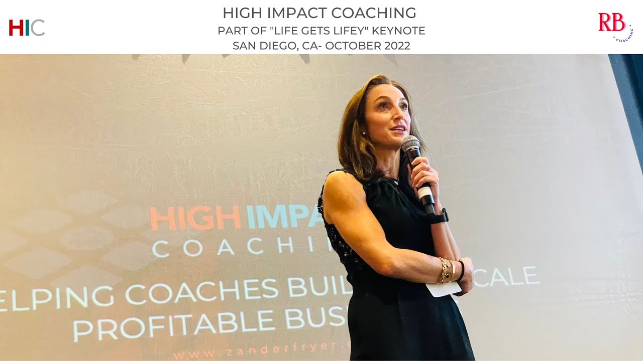 High Impact Coaching part of "Life gets Lifey" keynote - YouTube