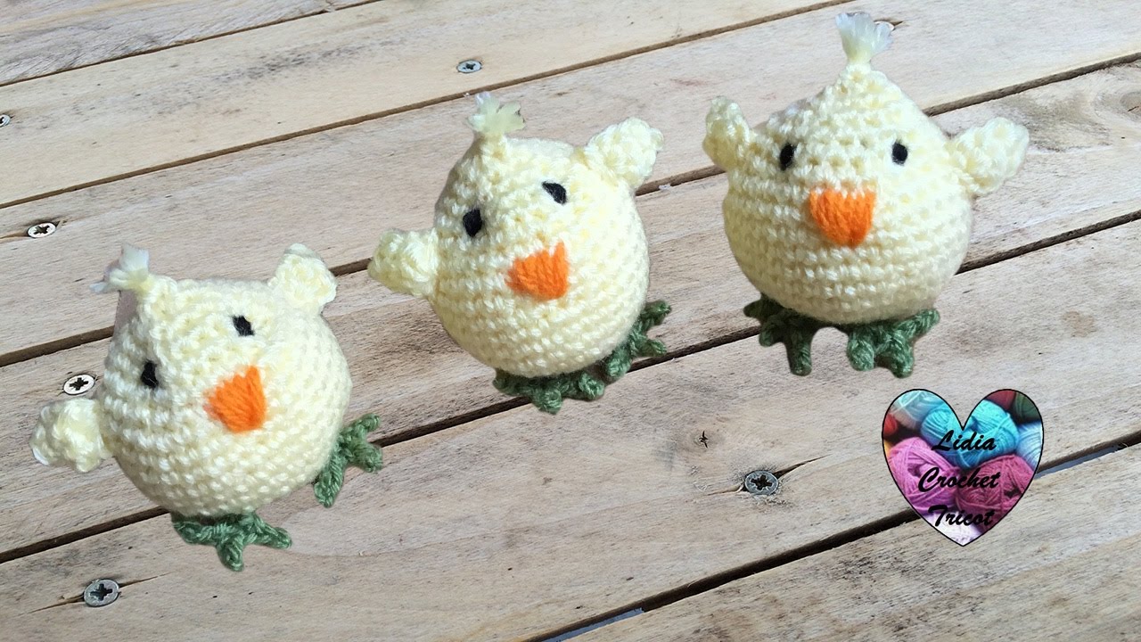 Poussin Amigurumi Crochet / Pollitos tejidos a crochet Amigurumi - YouTube