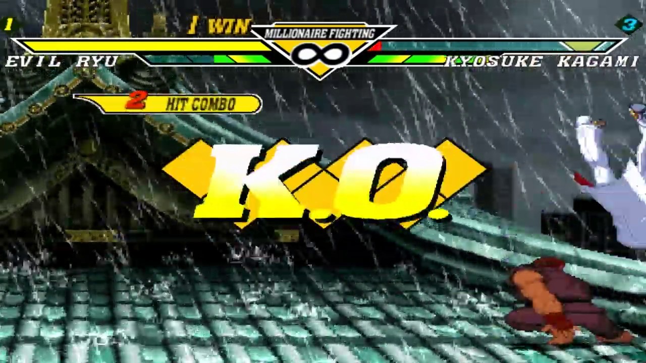 Capcom vs SNK 2 [ Evil Ryu vs Kyosuke Kagami ] - YouTube
