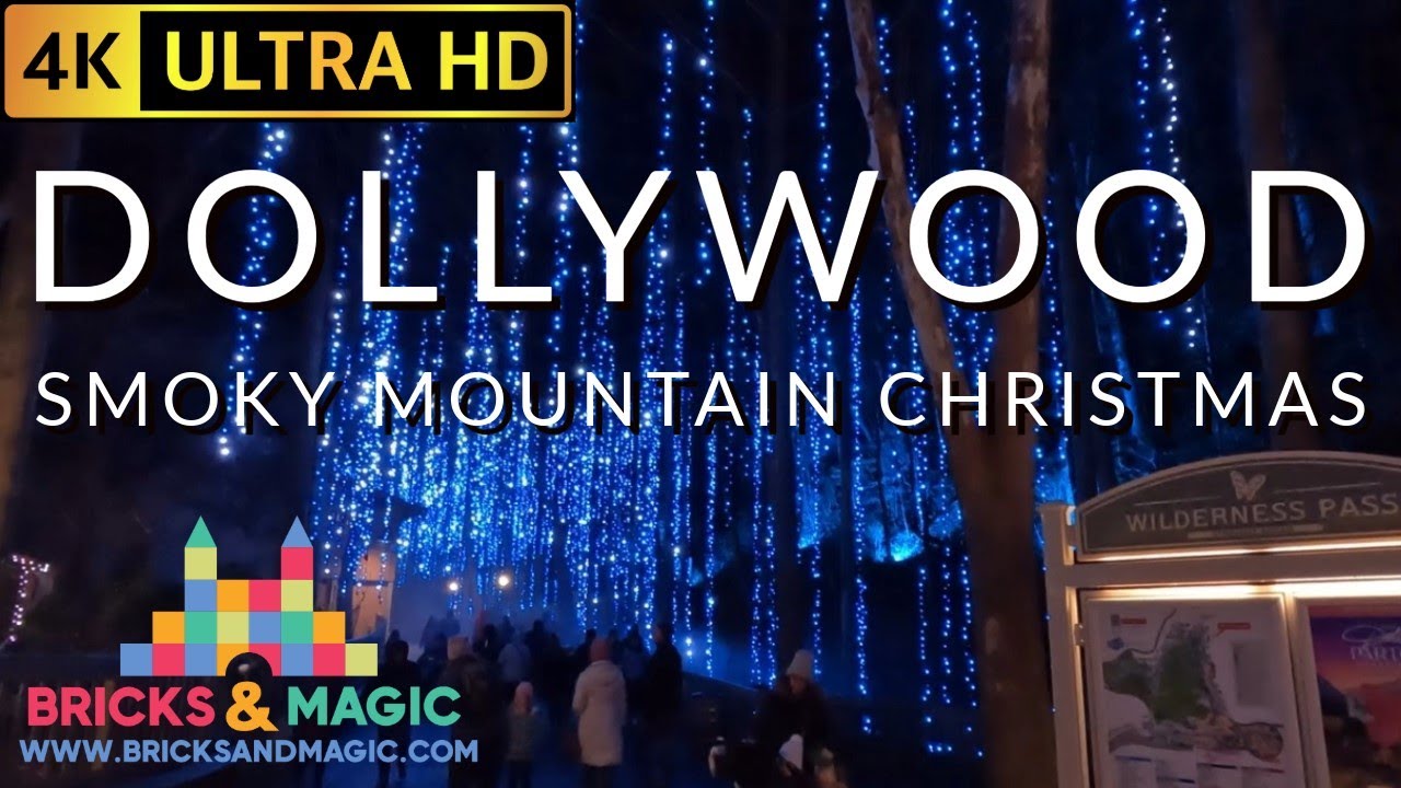 Dollywood - Dollywood's Smoky Mountain Christmas Lights and Drone ...