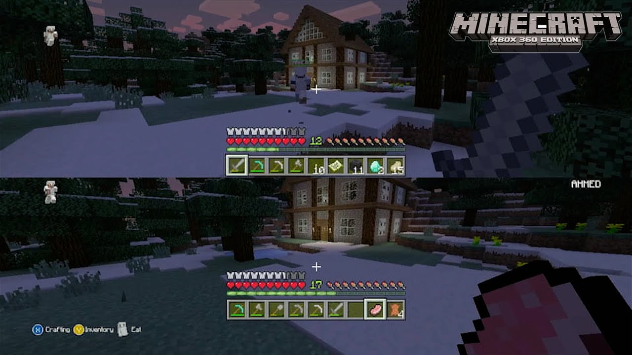 2 Hour Minecraft Xbox 360 Edition Split Screen ʟᴏɴɢᴘʟᴀʏ - No Commentary ...