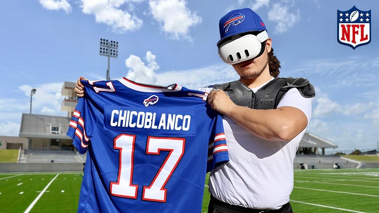 I Became An NFL Player in VR! - YouTube