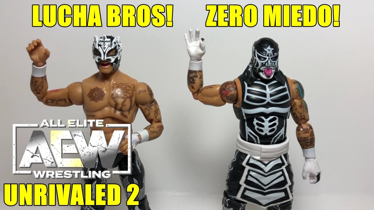 LUCHA BROTHERS! (AEW Unrivaled 2) - Wrestling Figure Review - YouTube