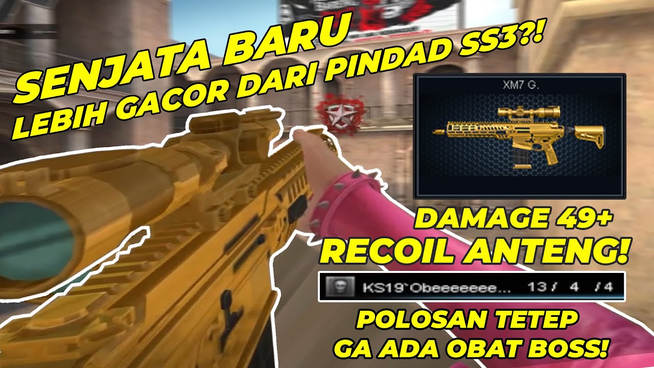 SENJATA BARU SAINGAN PINDAD SS3?! POLOS PUN DAMAGE GA NGOTAK COKK!! - Gameplay Point Blank ...