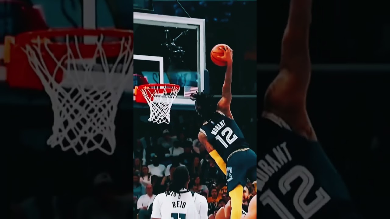 Ja Morant INSANE Dunk In NBA Playoffs.. - YouTube