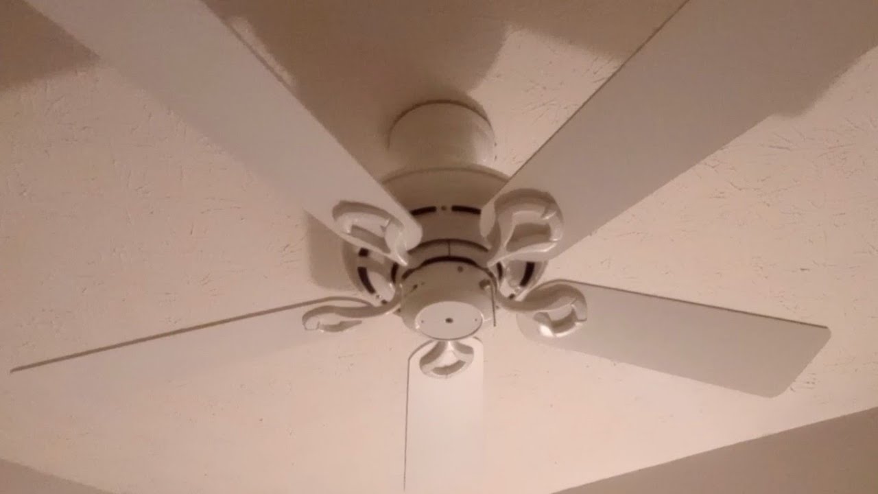 44" Hunter Eclipse Ceiling Fan (Without Light Kit) - YouTube