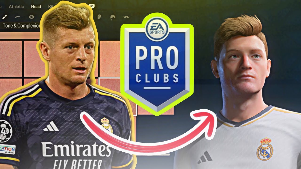 EA FC 24 Toni Kroos Face - Pro Clubs Look Alike Kroos - ملامح توني كروس ...