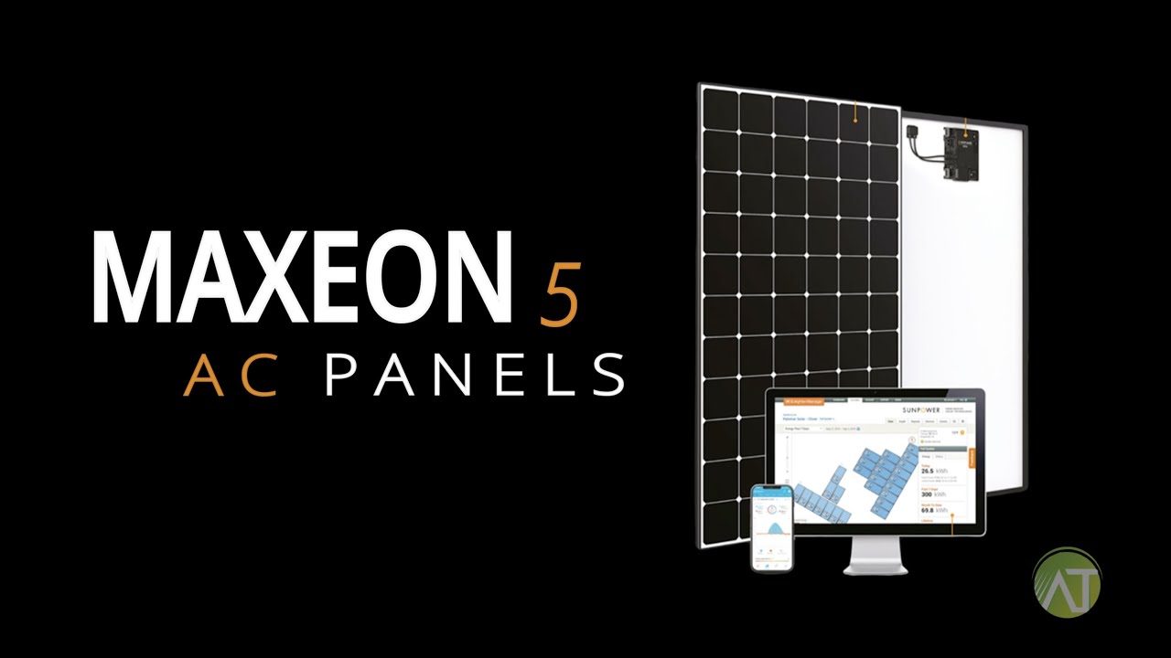 NEW SUNPOWER MAXEON 5 AC PANEL - YouTube