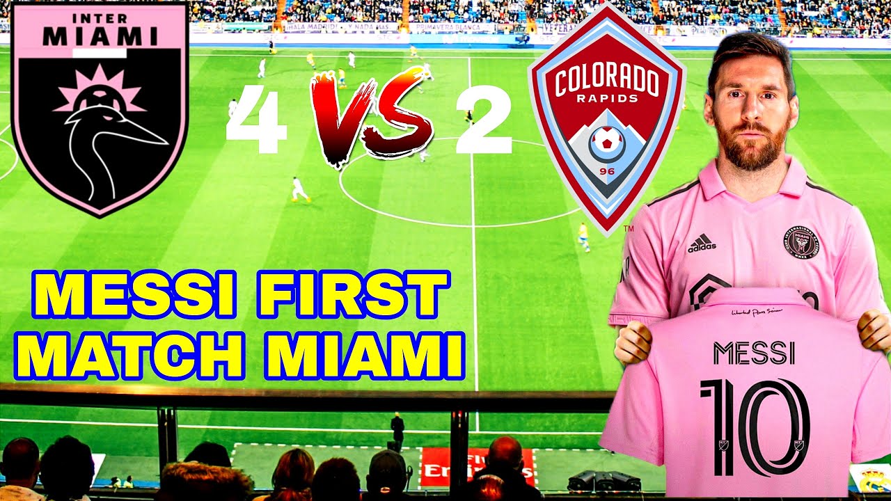 Messi first match Miami efootball 23 | inter Miami vs Colorado match ...