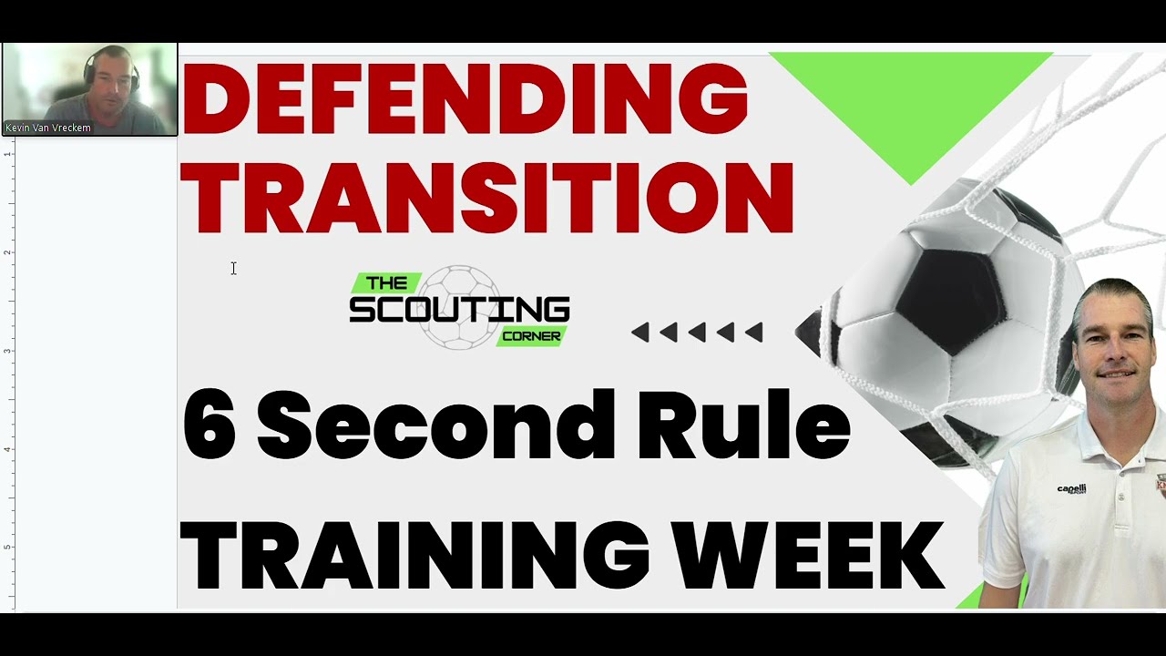 🔥 Defending Transition: Weekly Training Plan | Counter-Pressing ...