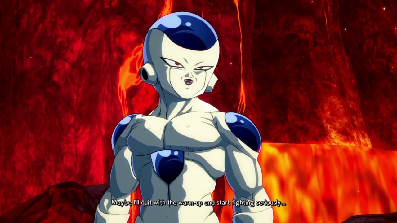 Dragonball FighterZ Slapping Hit with Frieza - YouTube