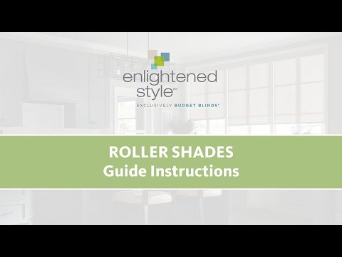 Roller Shades: Guide Instructions - YouTube
