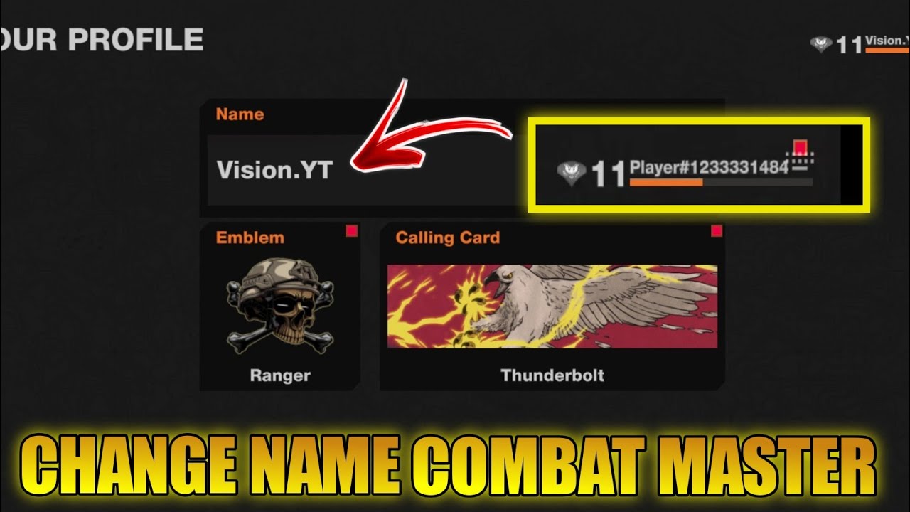 how to change name in combat master | how to change name in combat ...