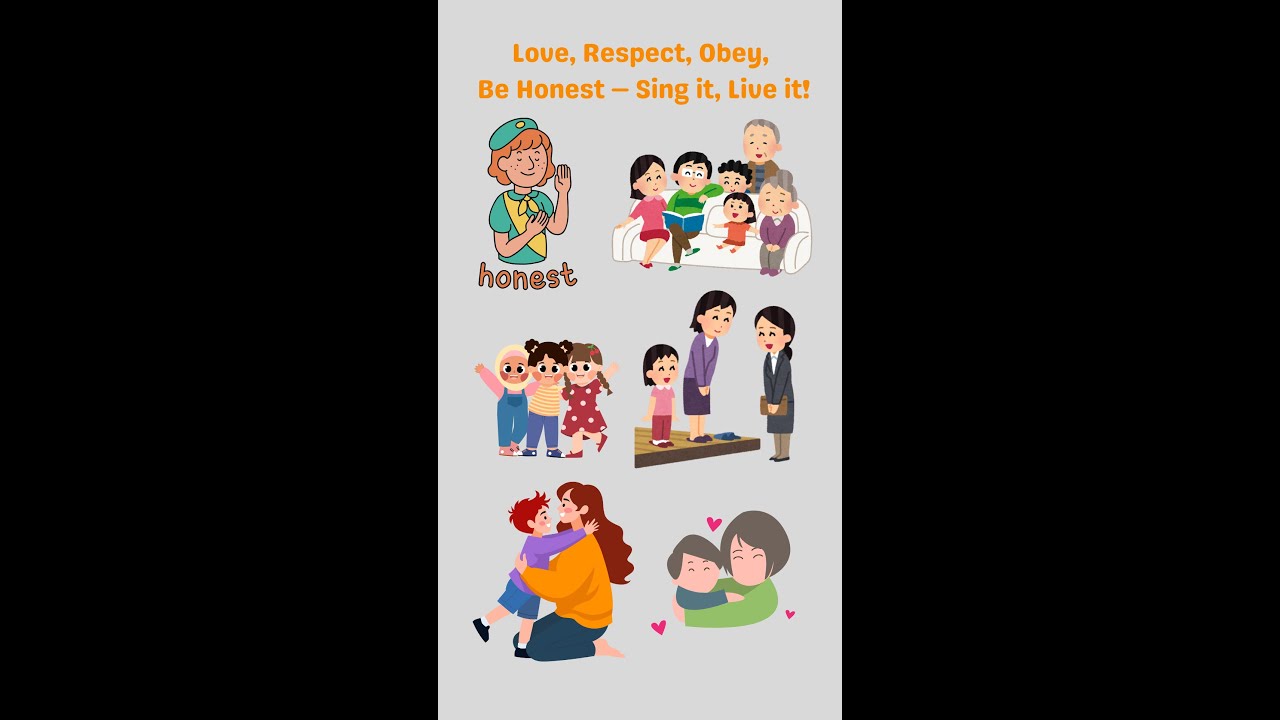 Love, Respect, Obey & Be Honest | Kids Song About Good Behavior 🎶 # ...