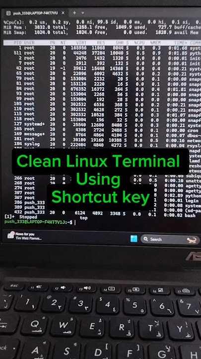 Quick Tips :Clearing The Linux Terminal!#linuxuser #linux #shorts - YouTube