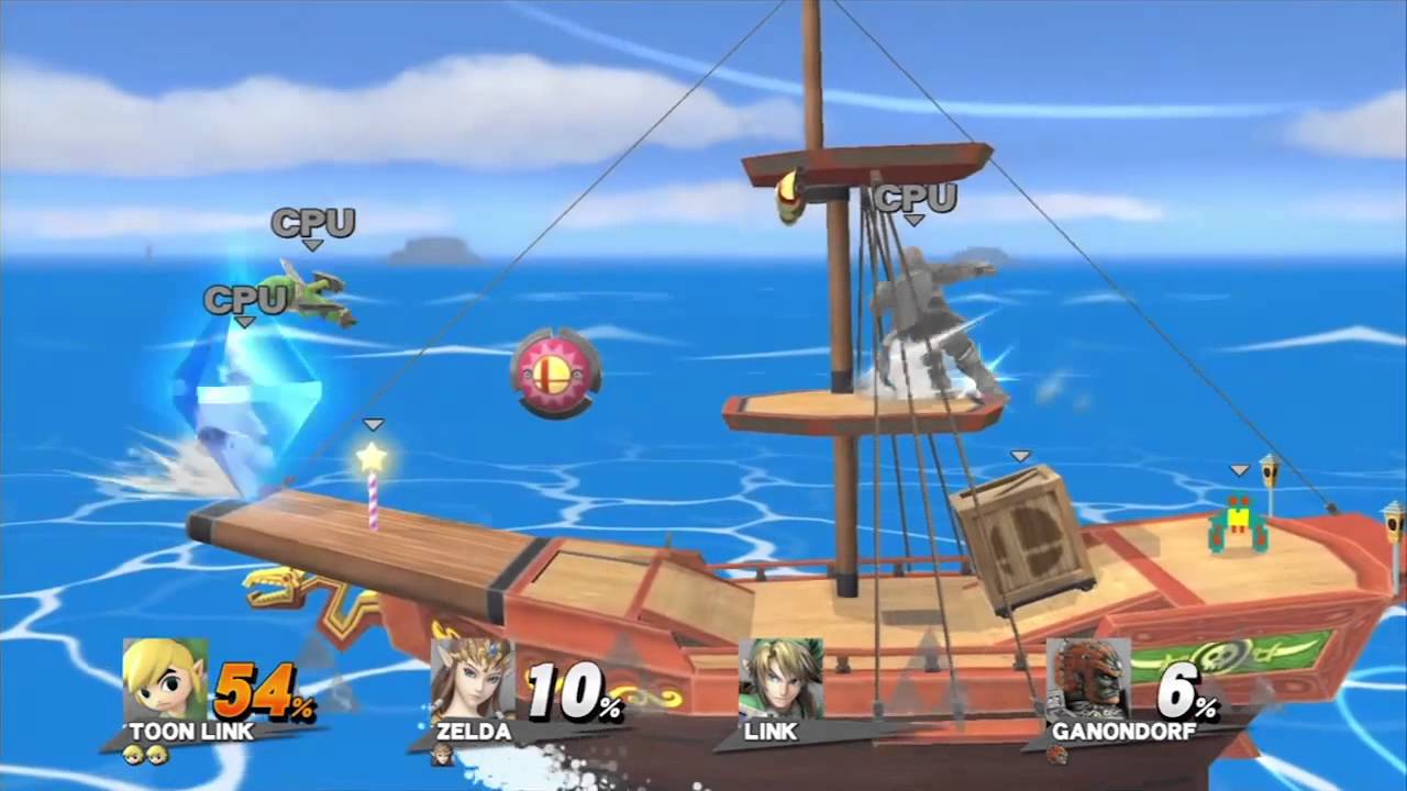 [Smash Bros. Wii U] Pirate Ship Stage Footage - YouTube
