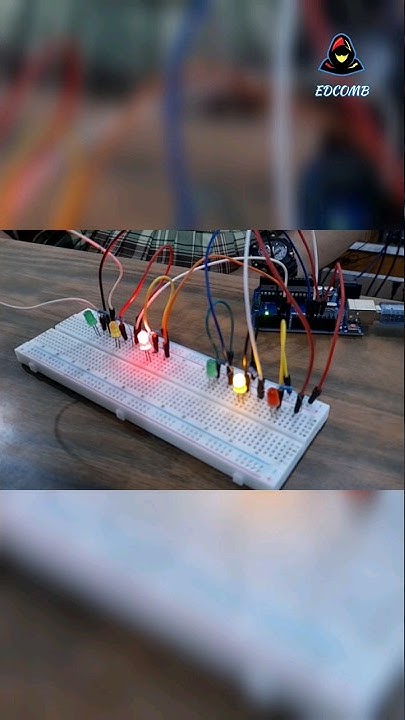 SEMÁFORO de DOBLE VÍA | ARDUINO UNO #shorts @EdComb - YouTube