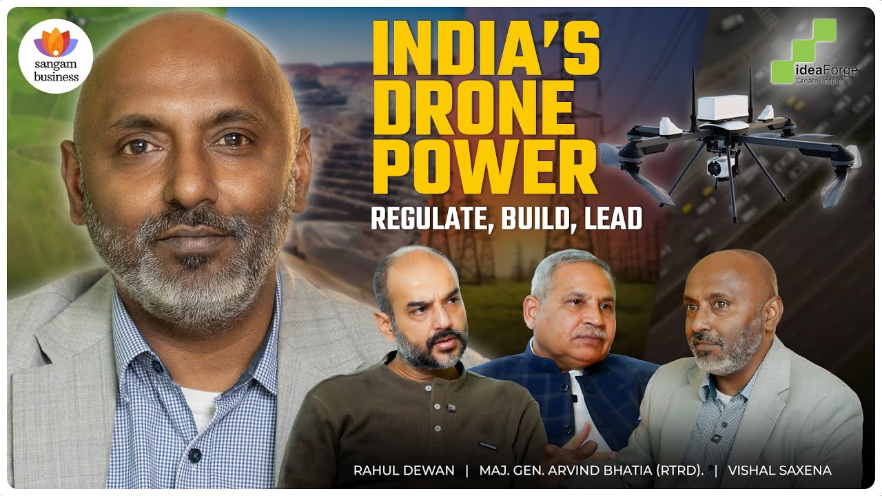 India’s Drone Power: Regulate, Build, Lead | Vishal Saxena | Maj. Gen ...