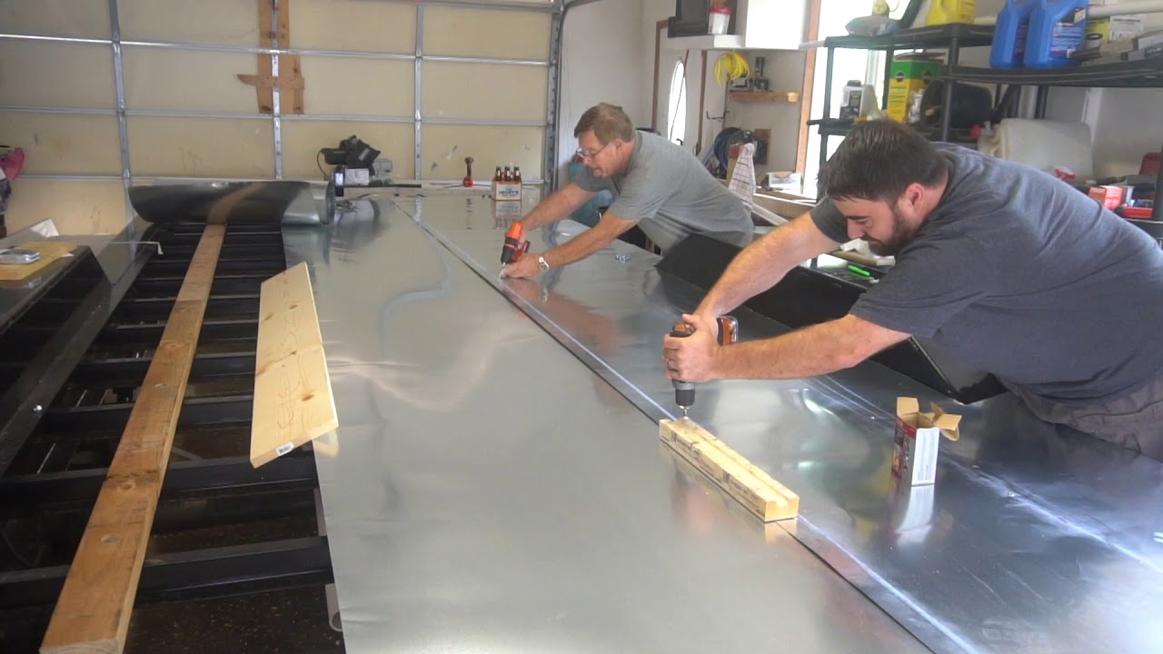 How to Flash a Tiny House Floor Pt 2 - YouTube