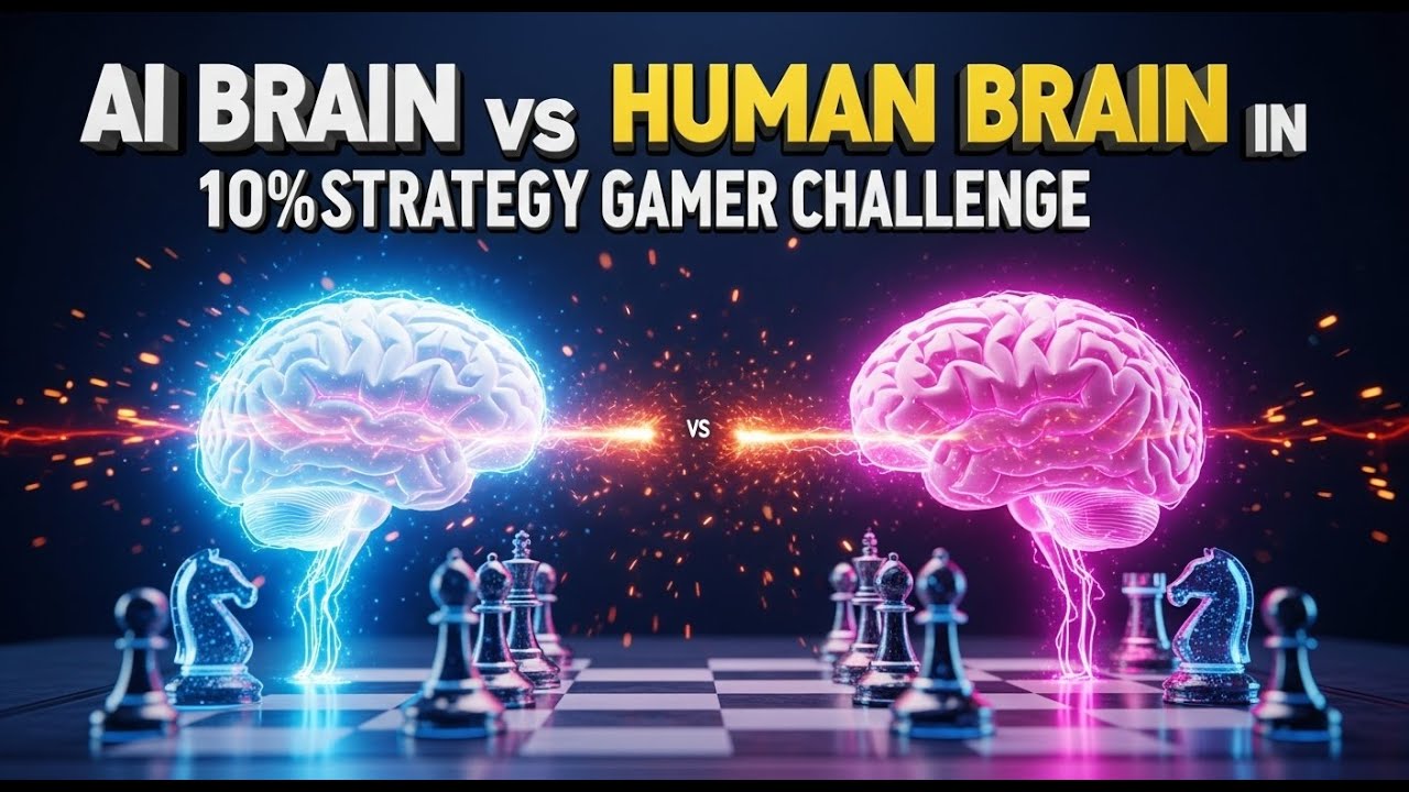 AI Brain vs Human Brain in Strategy Games — 100% Power Challenge! - YouTube