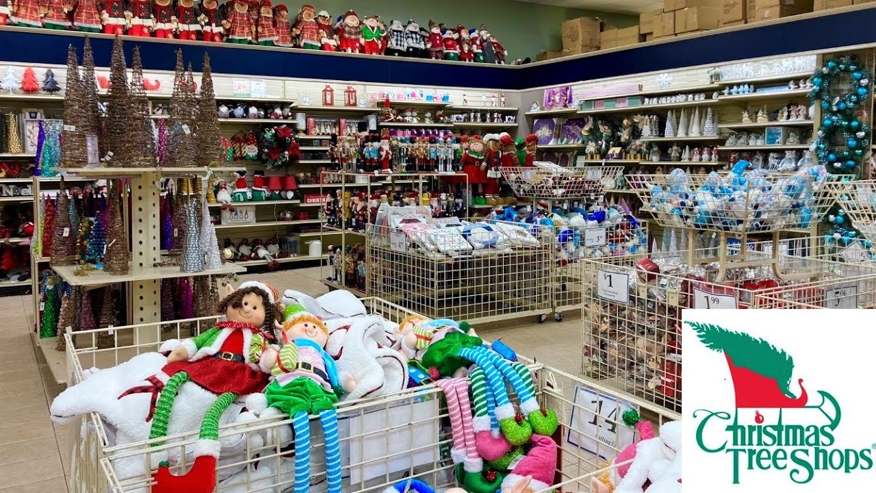 CHRISTMAS TREE SHOPS CHRISTMAS DECORATIONS ORNAMENTS DECOR SHOP WITH ME ...