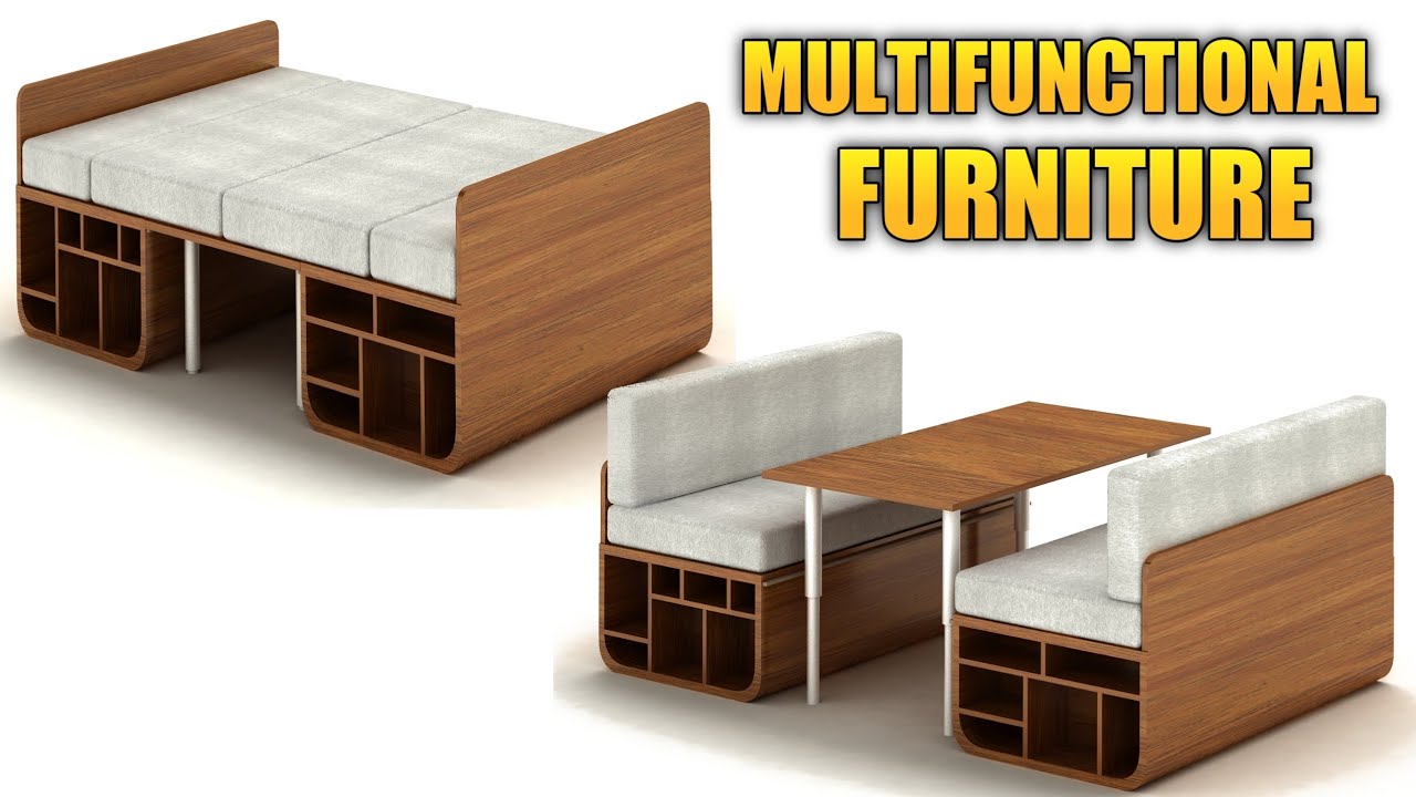 MULTIFUNCTIONAL FURNITURE FOR SMALL SPACES | Space Saving Furniture ...