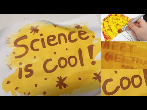 Invisible Ink Revealed: Fun with Turmeric and Sanitizer! - YouTube