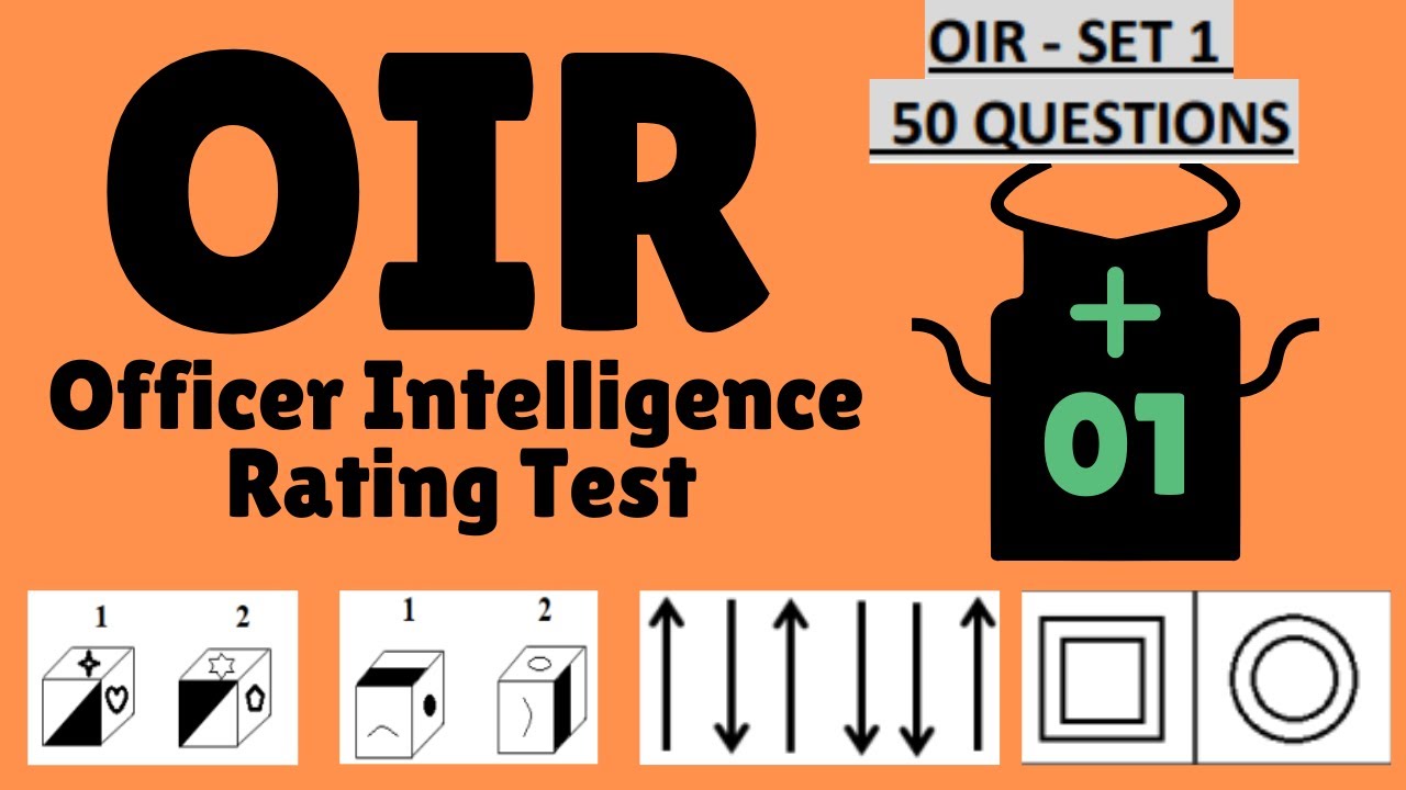 SSB OIR PRACTICE TEST - 1 - YouTube
