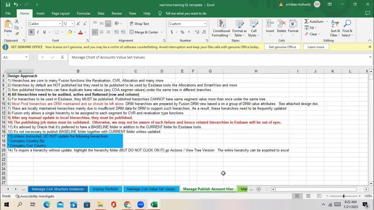 Oracle Fusion Training Revaluation and CVR | Oracle Cloud ERP - YouTube