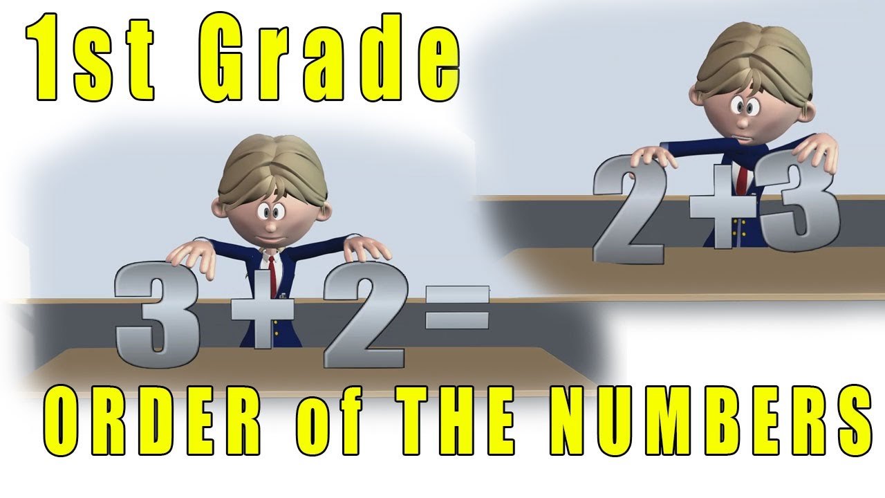 1st Grade Addition - Order of the Numbers - YouTube