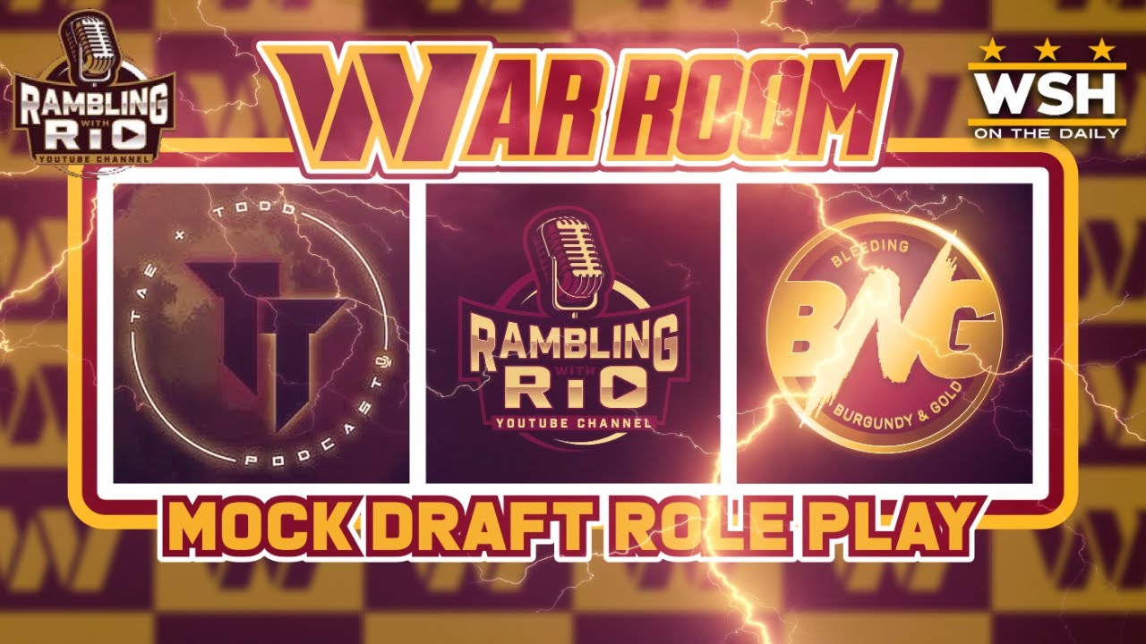 Washington Commanders "WAR ROOM" Draft Special - YouTube