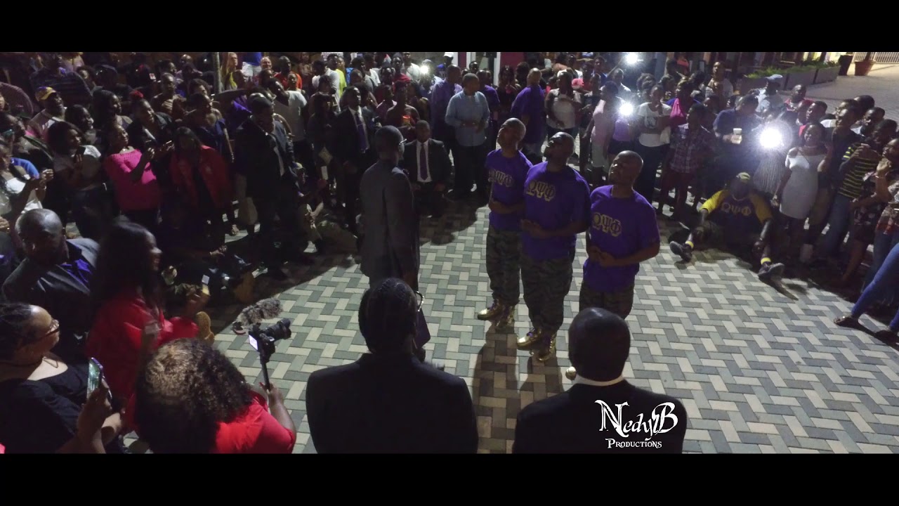 Omega Psi Phi Fraternity, Inc. Pi Xi Chapter Fall 2017 Probate - YouTube